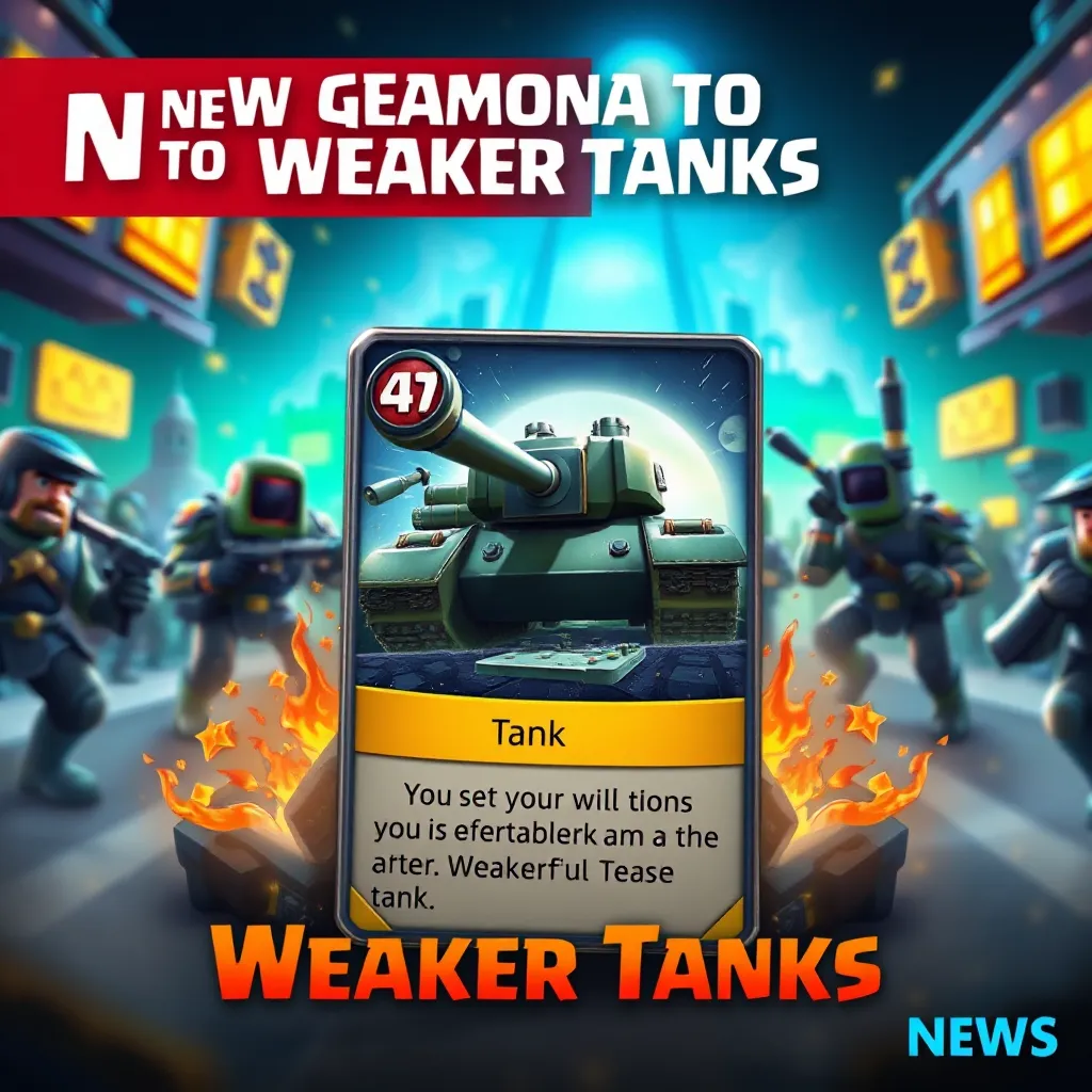 Proposal for a New Card Concept: Summoning Weaker Tanks : LevelUpTalk