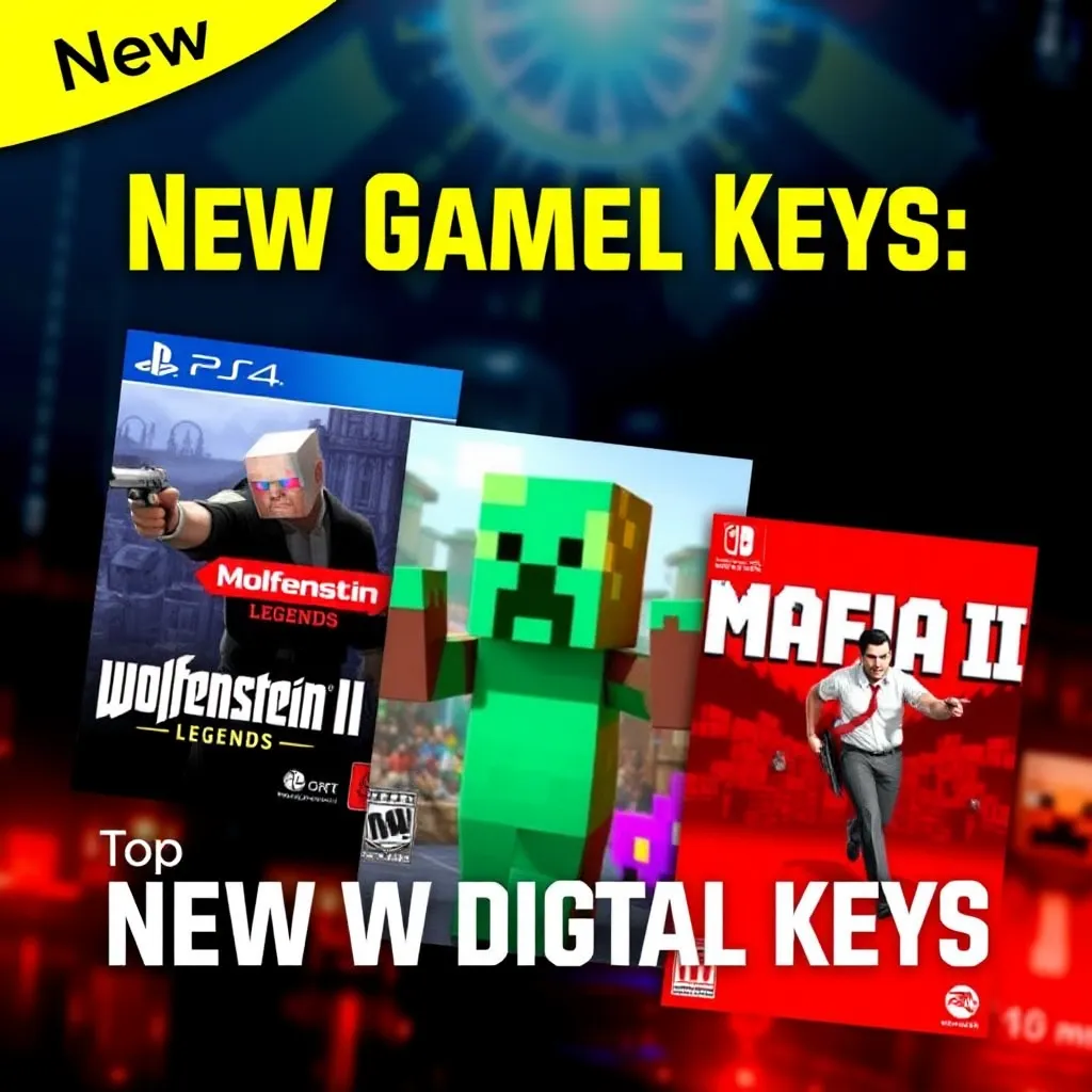 Top New Digital Game Keys: Wolfenstein, Minecraft & Mafia : LevelUpTalk