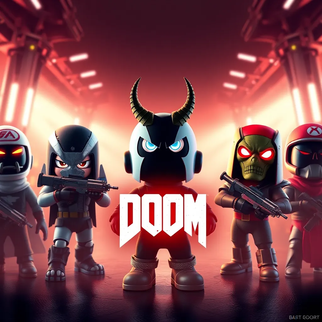 Creative Fan Art: New Doom Miis Unveiled : LevelUpTalk