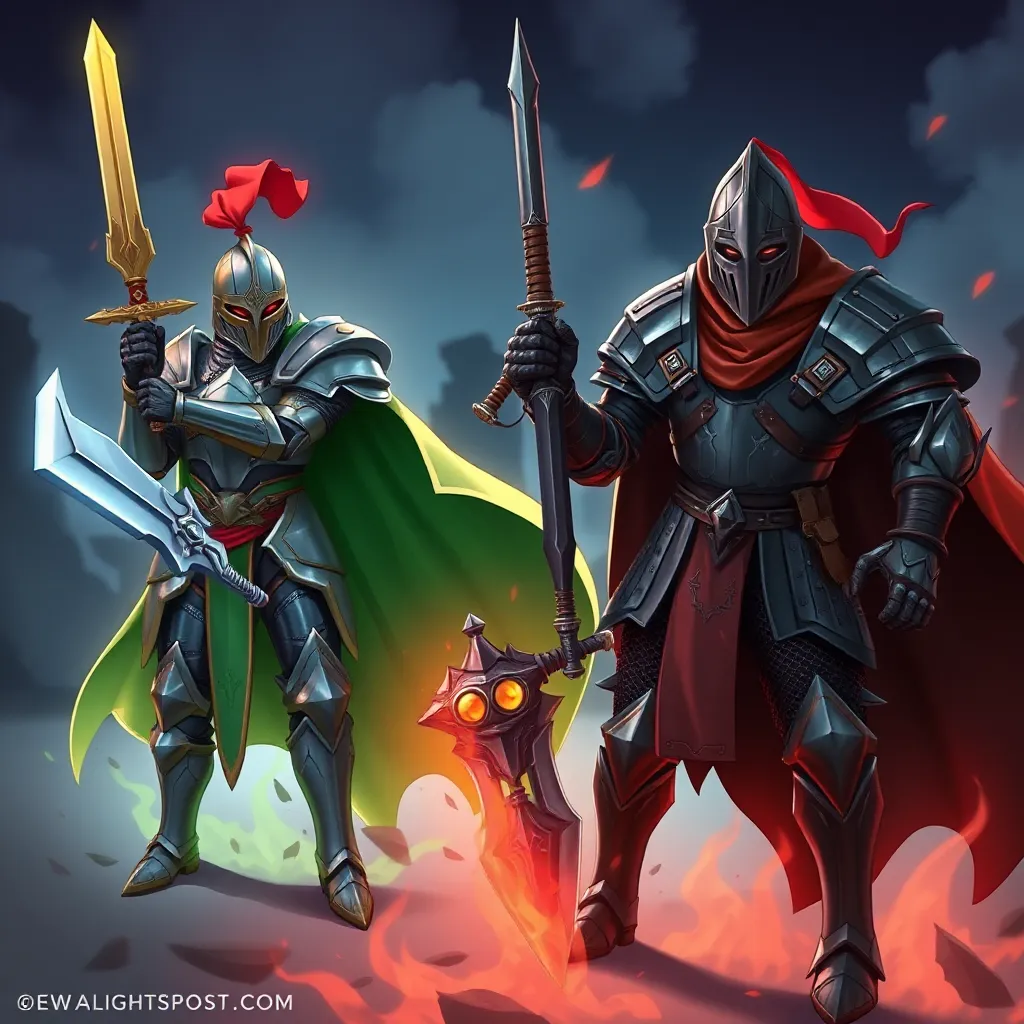 New Knight Heroes and Weapons Concepts Unveiled : LevelUpTalk