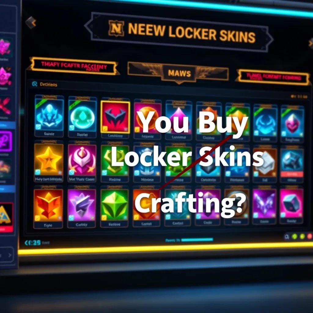 Why Can’t You Buy New Legend Locker Skins with Crafting? : LevelUpTalk