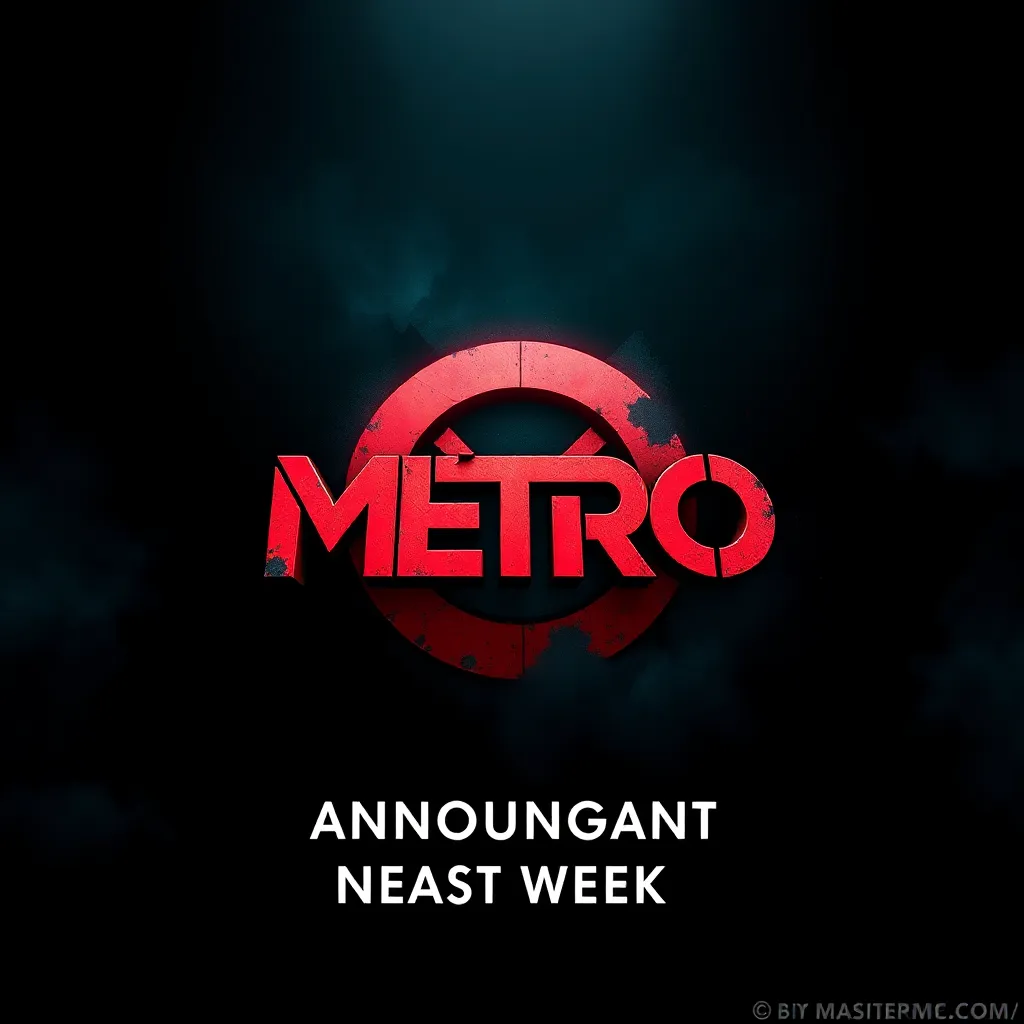 New Metro Game Announcement Expected Next Week : LevelUpTalk