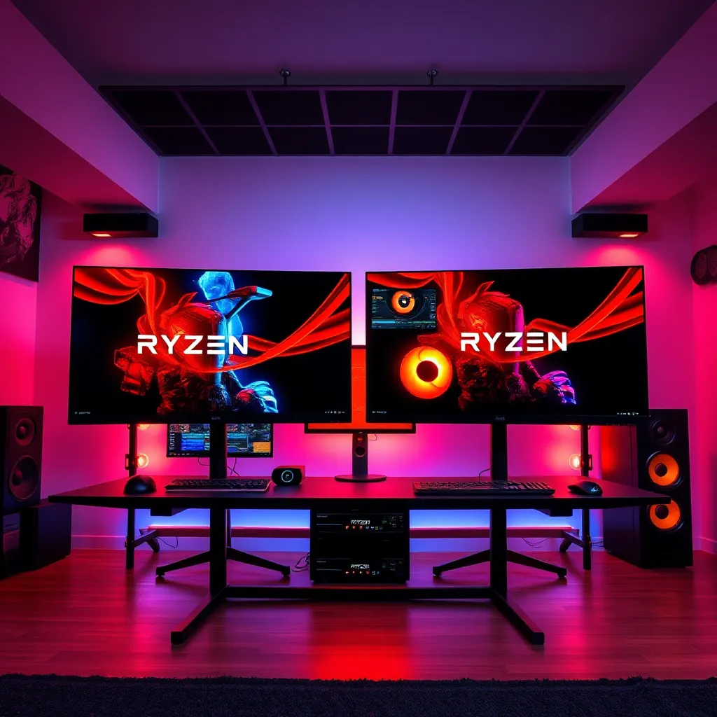 Check Out My New PC Build: Ryzen 7 and Dual Monitors : LevelUpTalk