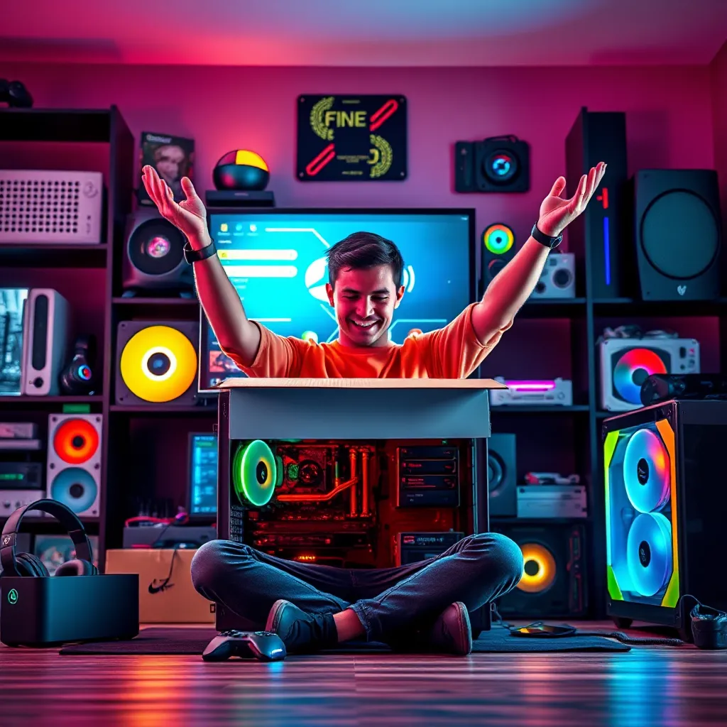 Unboxing Excitement: New PC Set for Adventure : LevelUpTalk