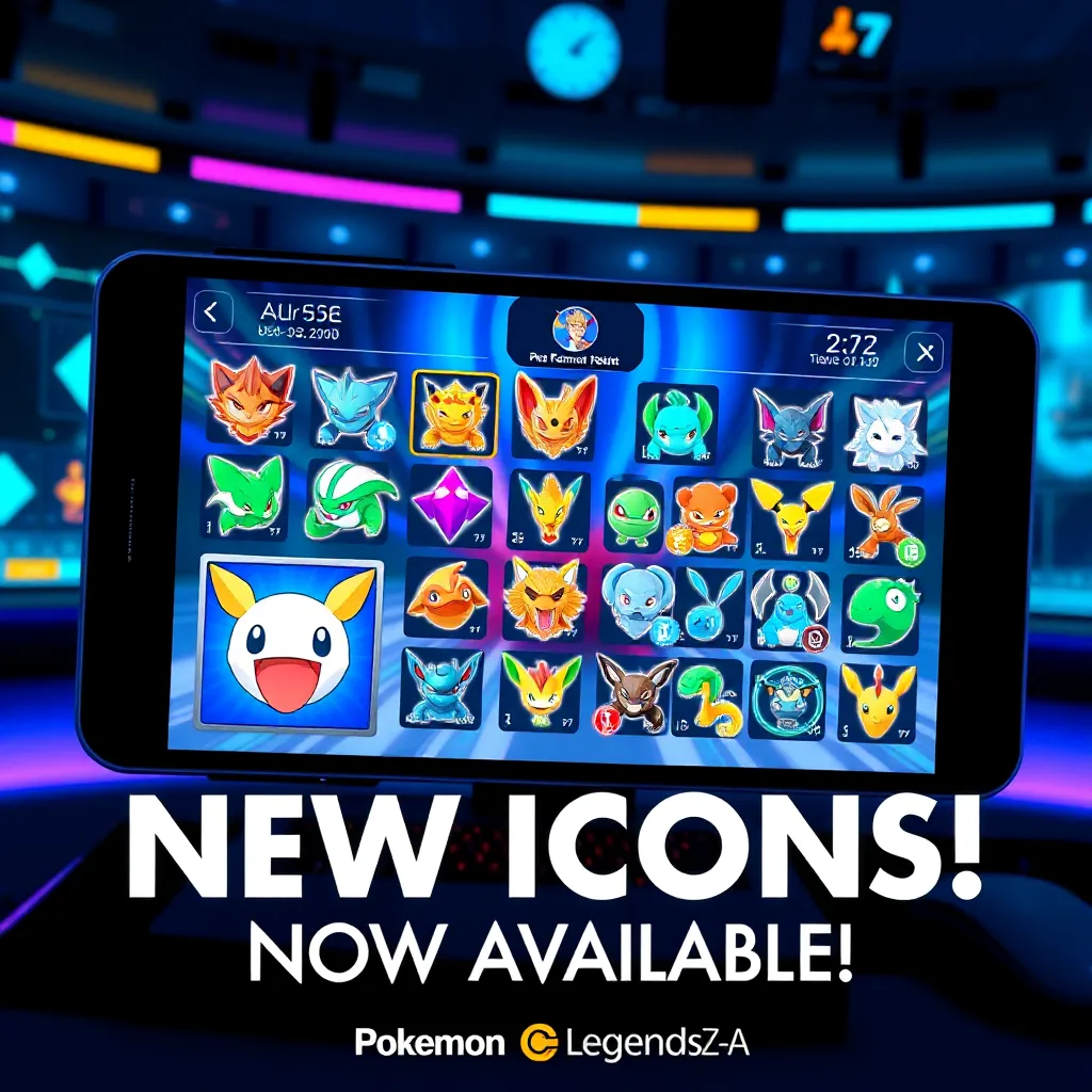 New Pokémon Legends Z-A NSO Icons Now Available! : LevelUpTalk