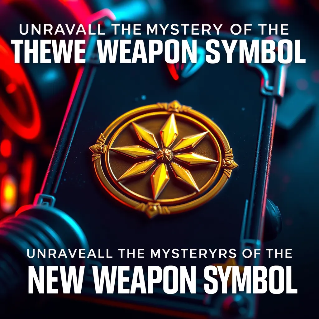 Unraveling the Mystery of the New Weapon Symbol : LevelUpTalk