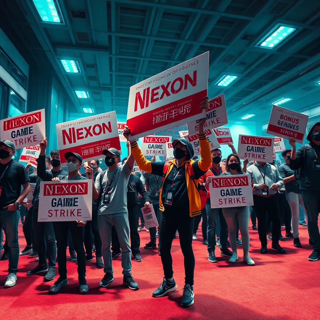 Nexon Game Studio Protests Bonus Discrepancies Amid Strike : LevelUpTalk
