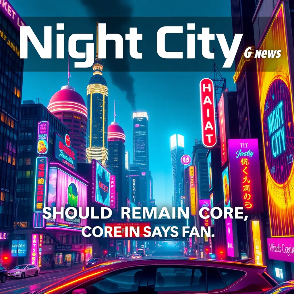 Night City Should Remain Core in Sequel, Says Fan : LevelUpTalk
