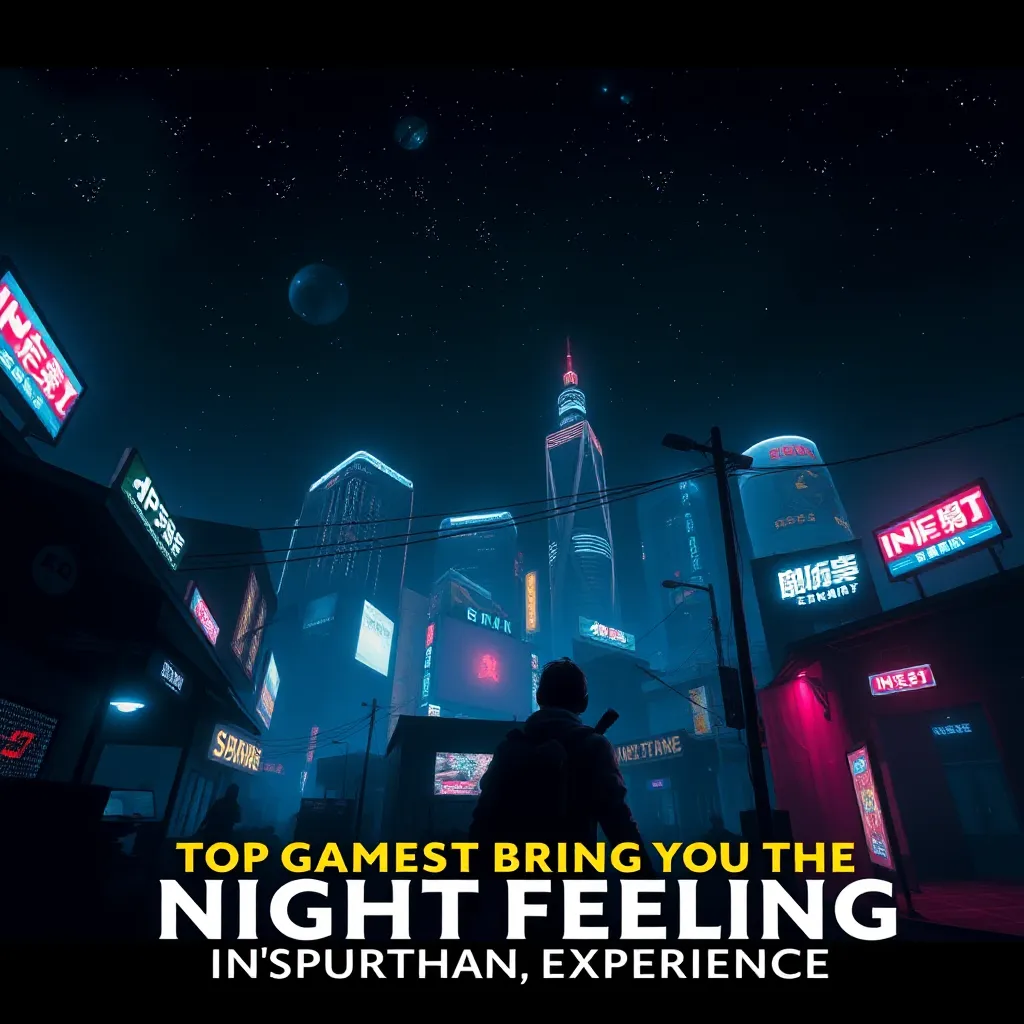 Top Games That Bring You the Night Feeling Experience : LevelUpTalk