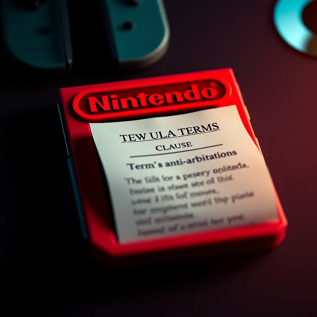 Nintendo's New EULA Tightens Anti-Arbitration Terms : LevelUpTalk