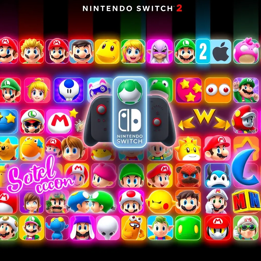 Nintendo Switch 2 Introduces 258 New Profile Icons : LevelUpTalk