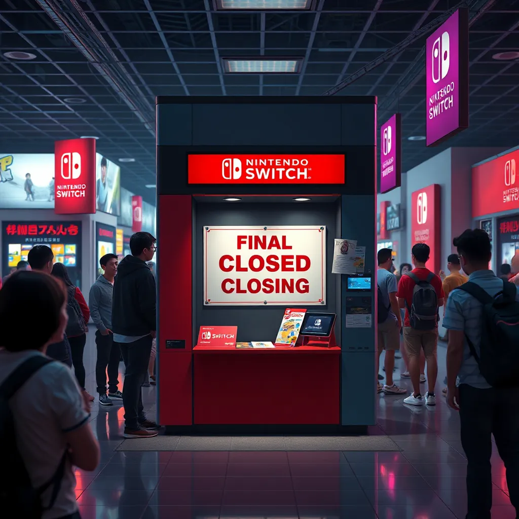 Farewell to the Nintendo Switch Kiosk: A Gaming Icon : LevelUpTalk