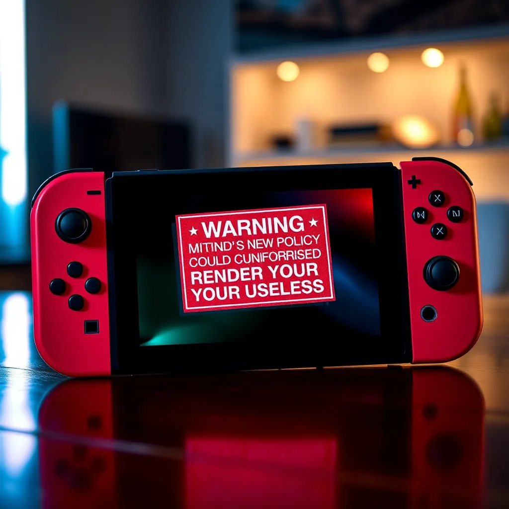 Nintendo's New Policy Could Render Your Switch Useless : LevelUpTalk