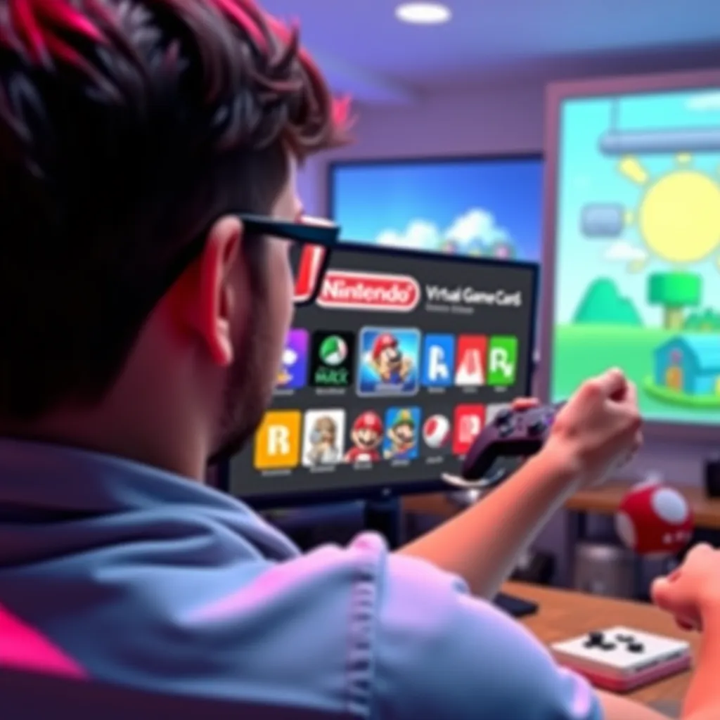 Manage Your Nintendo Virtual Game Cards via Website : LevelUpTalk