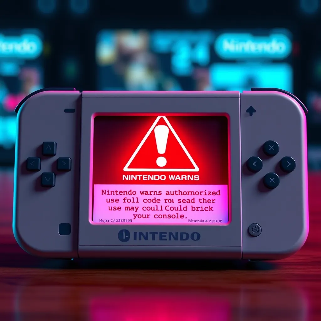 Nintendo Warns: Unauthorized Use Could Brick Your Console : LevelUpTalk