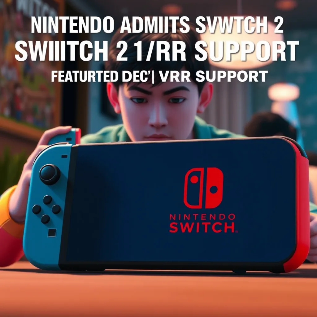 Nintendo Admits Switch 2 Won’t Feature Docked VRR Support : LevelUpTalk