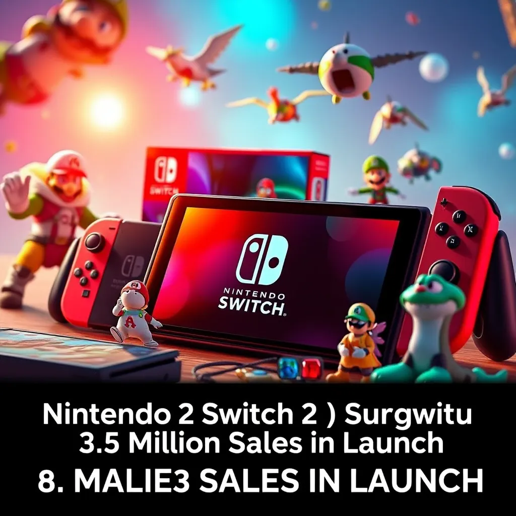 Nintendo Switch 2 Surges with 3.5 Million Sales in Launch : LevelUpTalk