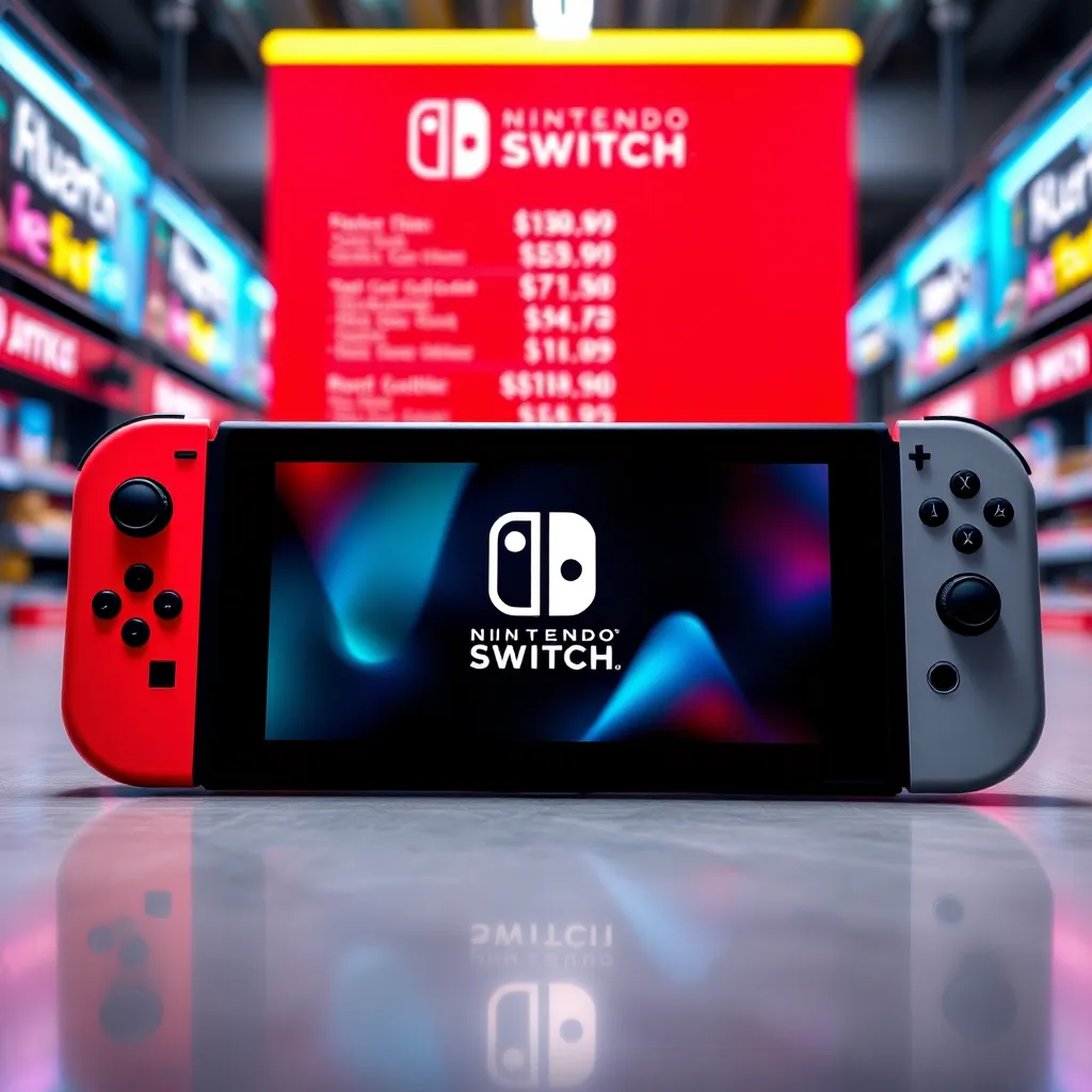 Switch Console Prices Leaked Early by Retailer, Now Removed : LevelUpTalk