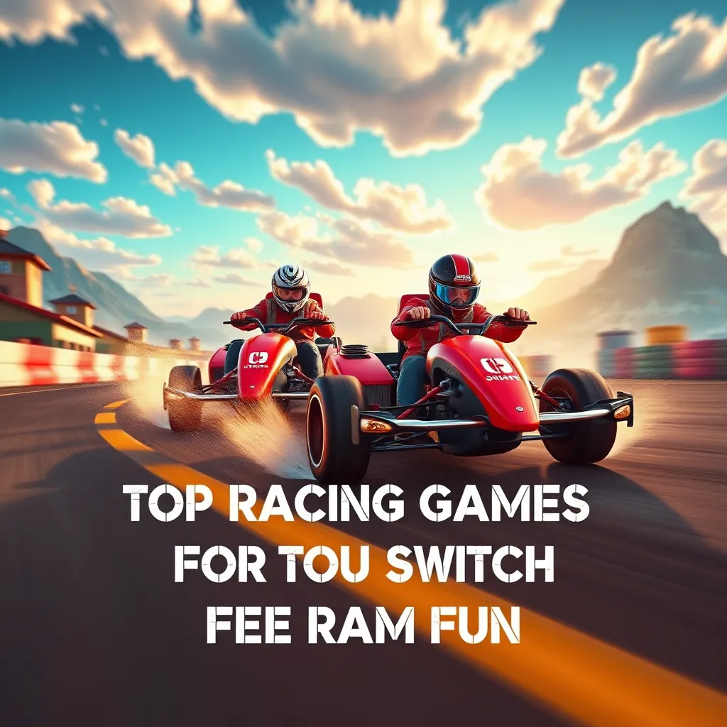Top Racing Games for Nintendo Switch: Free Roam Fun : LevelUpTalk