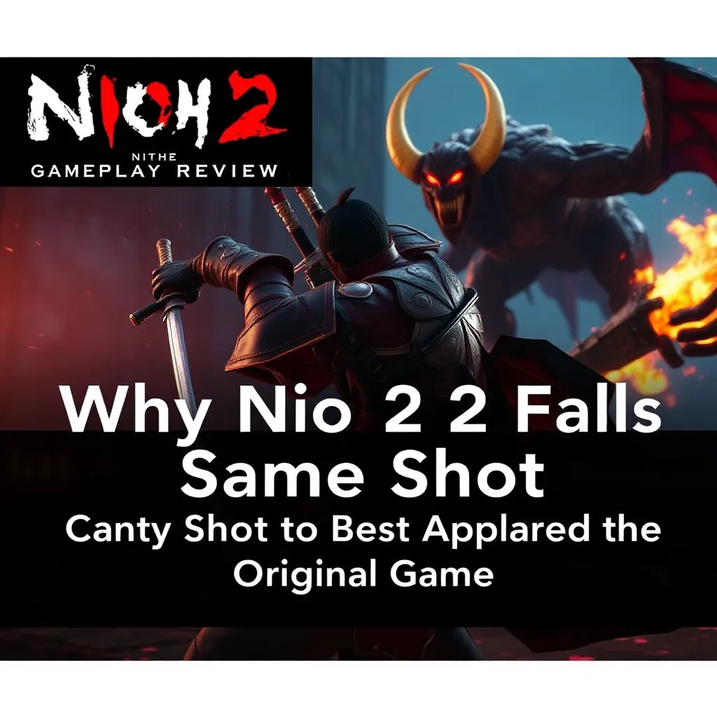 Why Nioh 2 Falls Short Compared to the Original Game : LevelUpTalk
