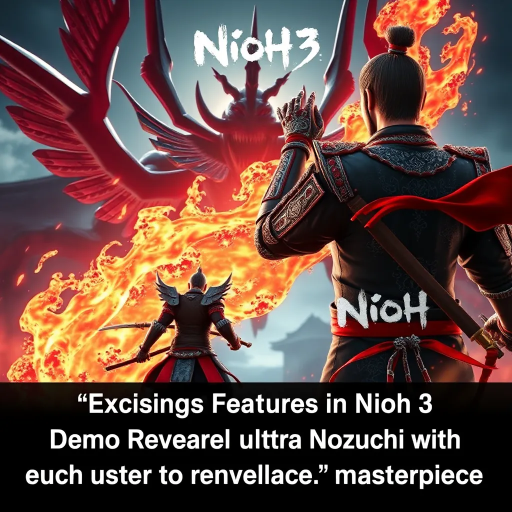 Exciting Features in Nioh 3 Demo Revealed : LevelUpTalk