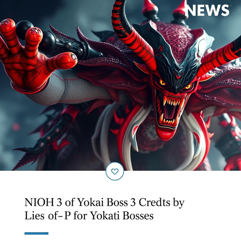Director of Nioh 3 Credits Lies of P for Yokai Bosses : LevelUpTalk