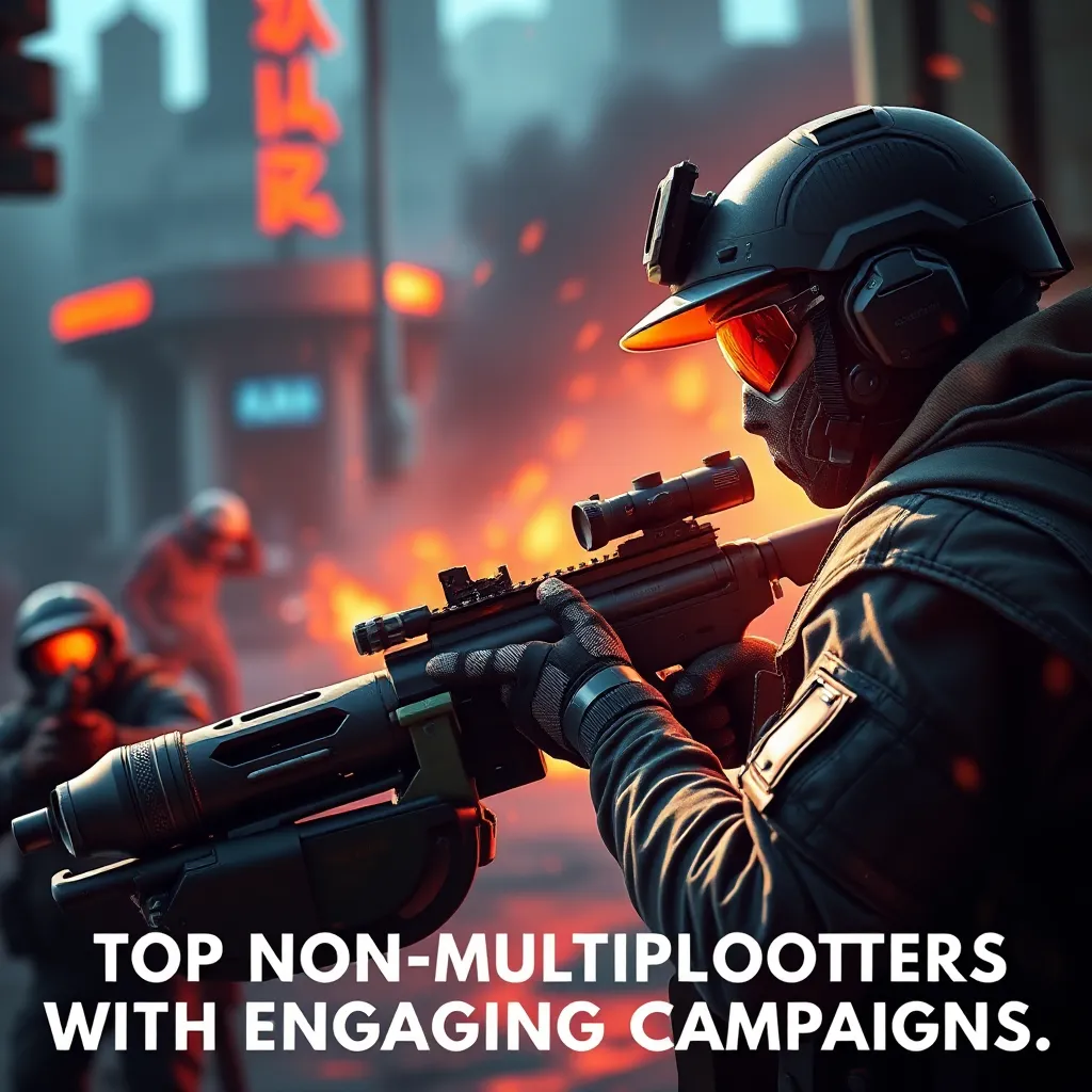 Top Non-Multiplayer Shooters with Engaging Campaigns : LevelUpTalk