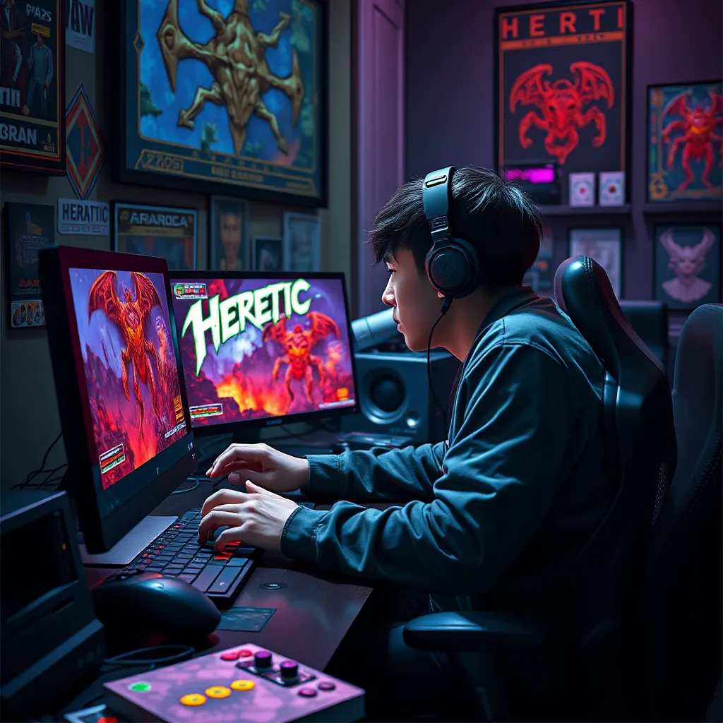 Nostalgic Gamer Relives Heretic with 2025 Update : LevelUpTalk