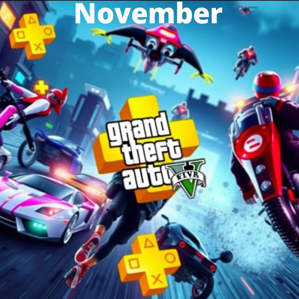 November PlayStation Plus Games Include Grand Theft Auto V : LevelUpTalk