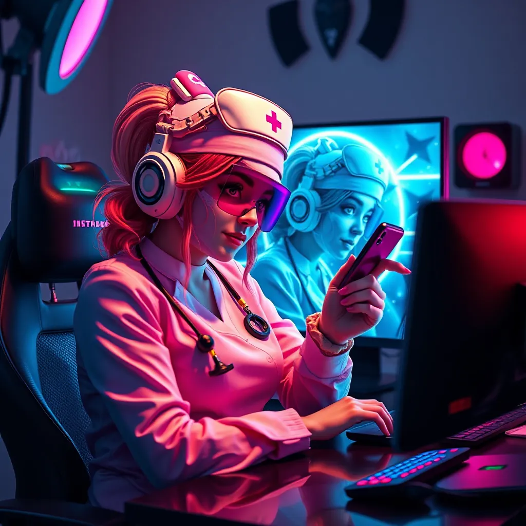 Kyle Paint Looks Cool, But I Just Want Nurse Hailey Skin : LevelUpTalk