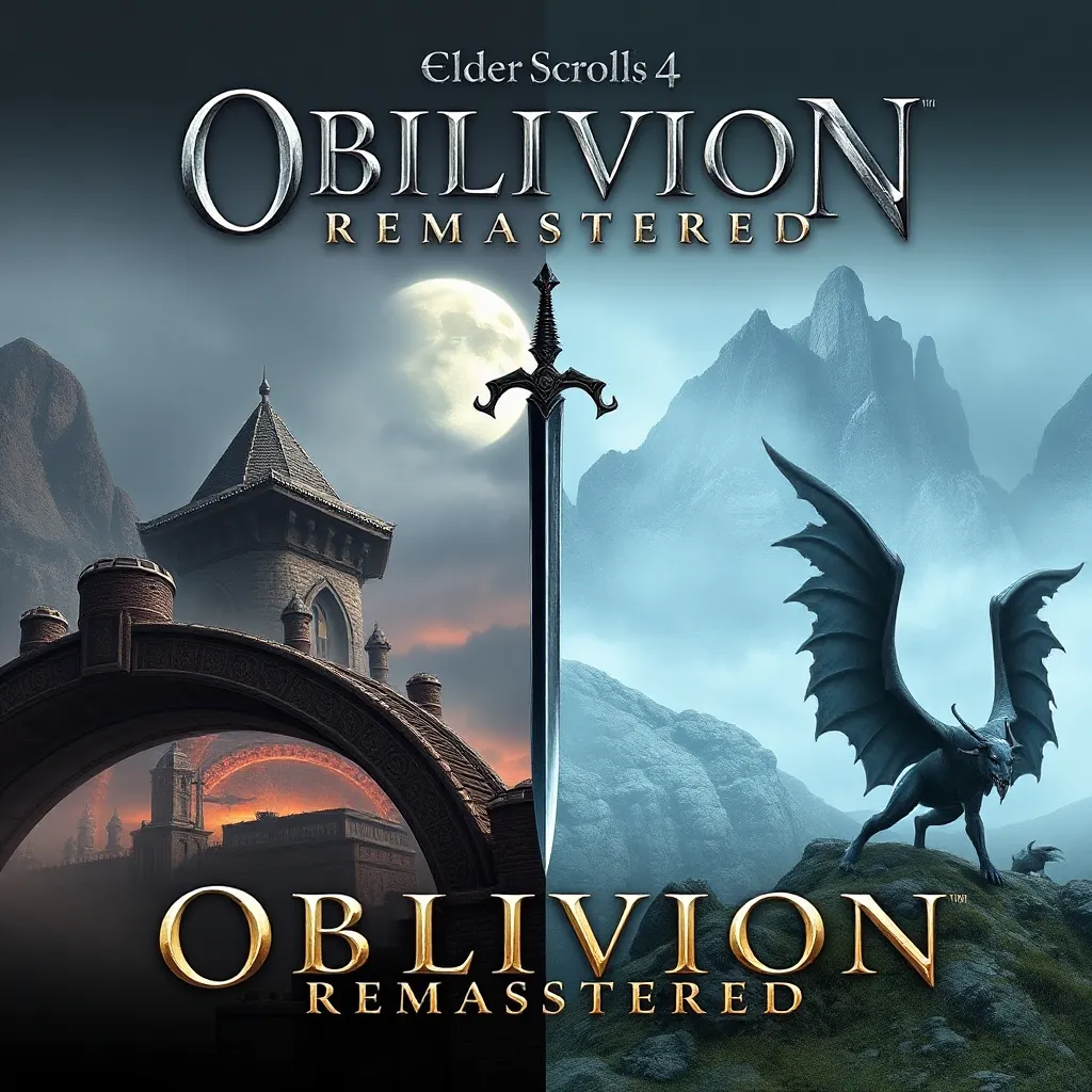 Elder Scrolls 4 Oblivion Remastered: A Side-by-Side Comparison : LevelUpTalk