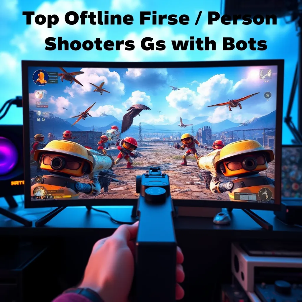 Top Offline First Person Shooter Games with Bots : LevelUpTalk