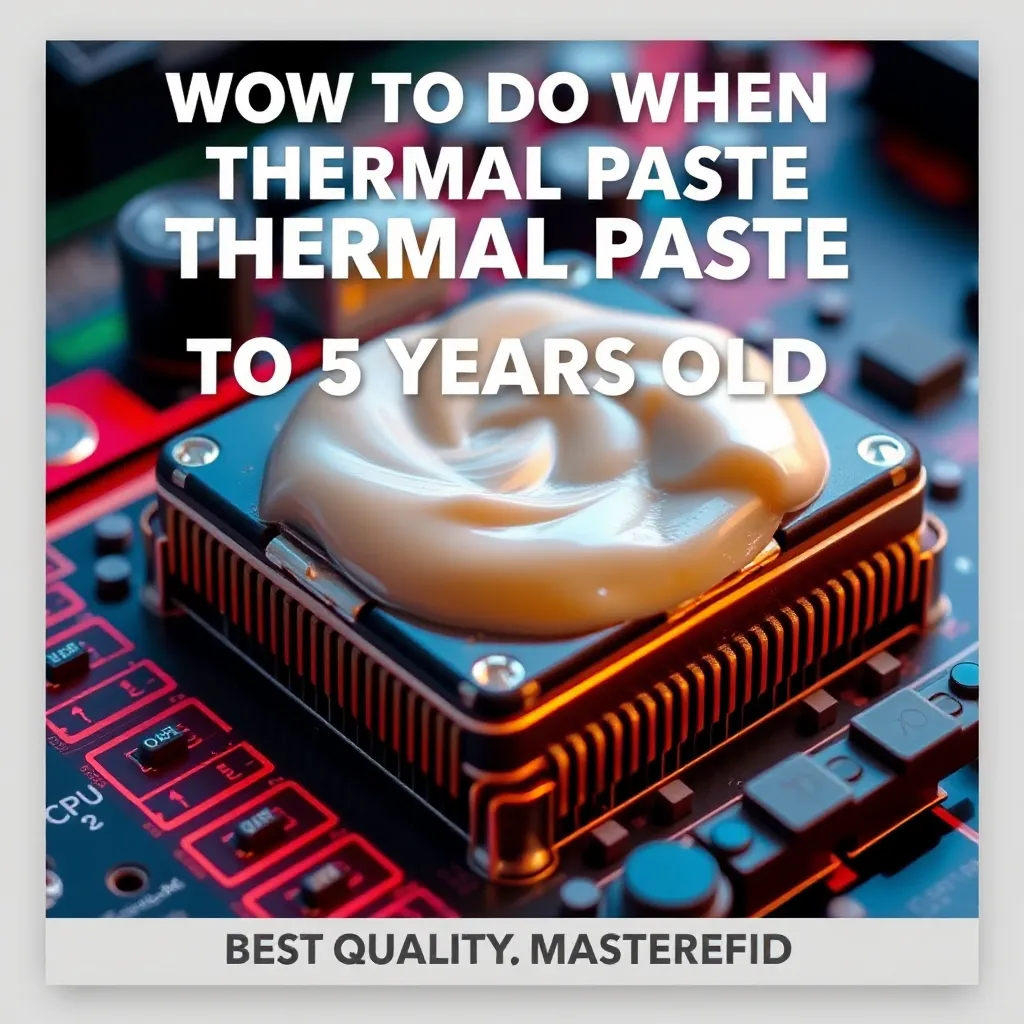 What to Do When Your Thermal Paste is 5 Years Old : LevelUpTalk