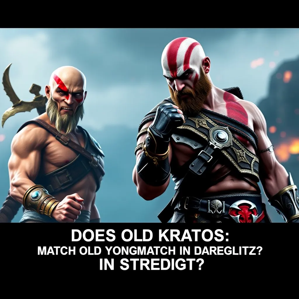 Does Old Kratos Match Young Kratos in Strength? : LevelUpTalk