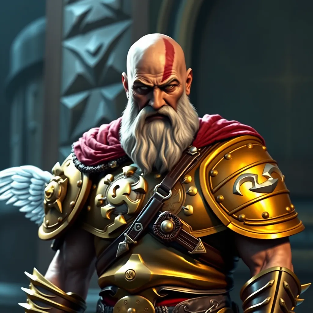 Old Man Kratos Rocks Flawless Zeus Armor: My New Look : LevelUpTalk