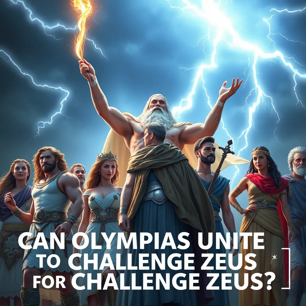 Can Olympians Unite to Challenge Zeus? The Epic Showdown : LevelUpTalk