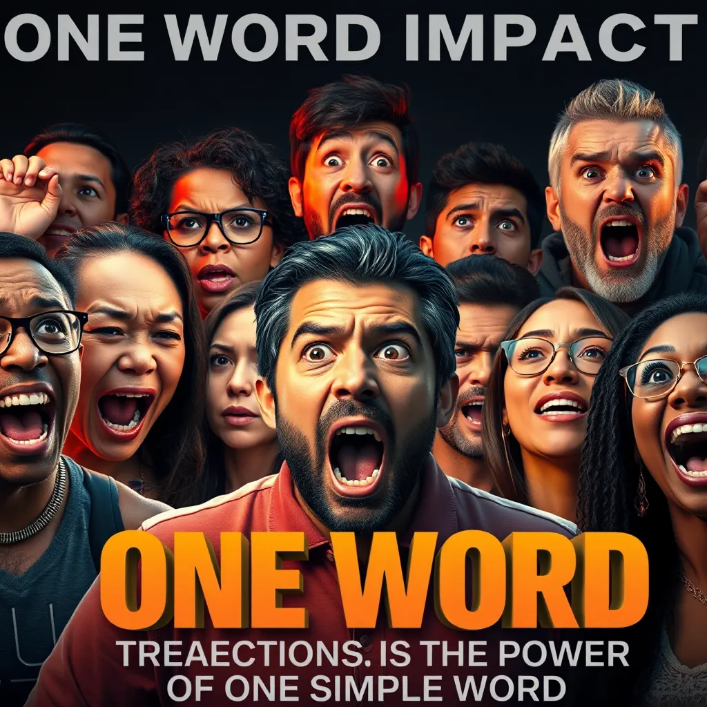 Shocking Reactions: The Power of One Simple Word : LevelUpTalk