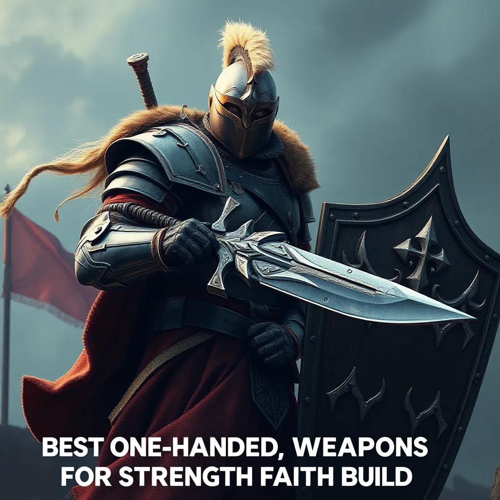 Best One-Handed Weapons for Strength Faith Builds : LevelUpTalk