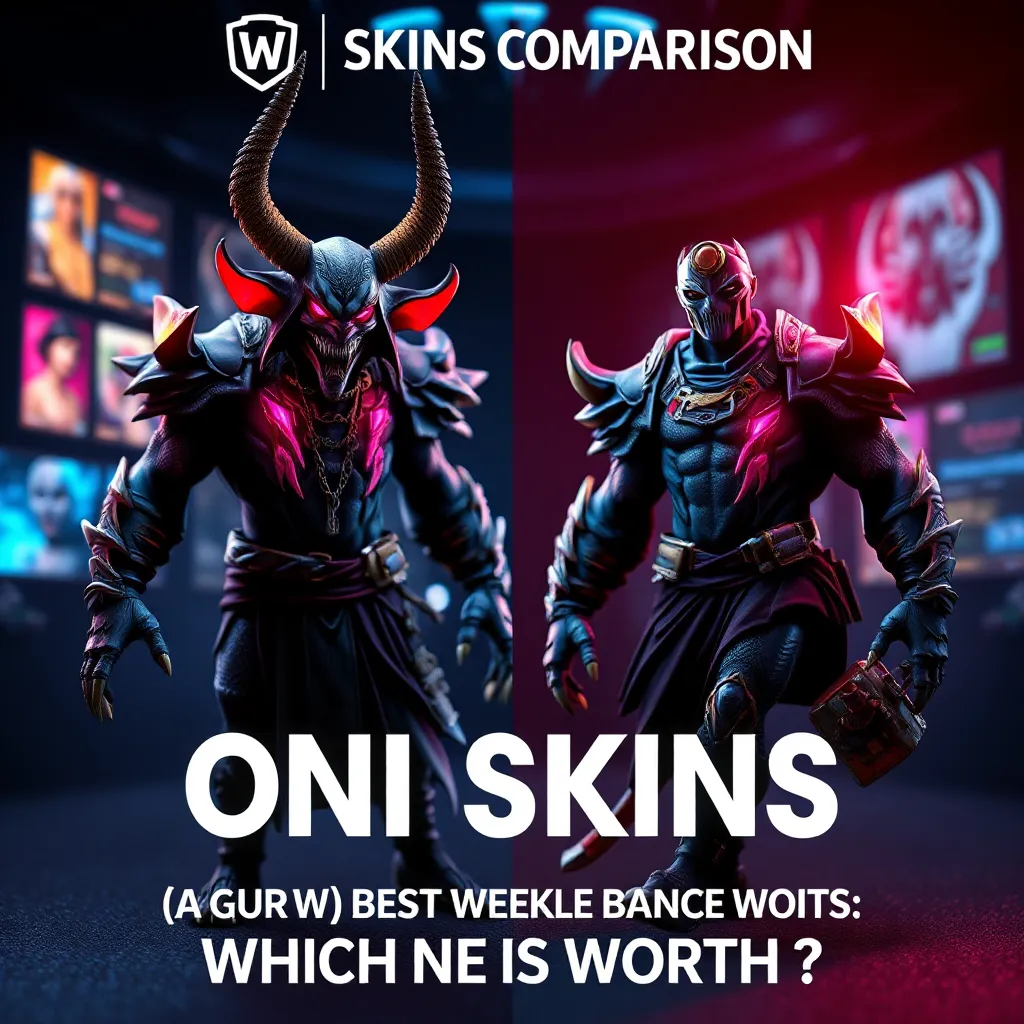 Choosing Between Oni Skins: Which One Is Worth It? : LevelUpTalk