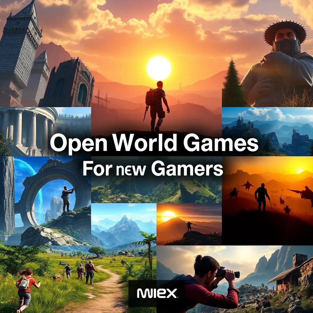 What Are the Best Open World Games for New Gamers? : LevelUpTalk