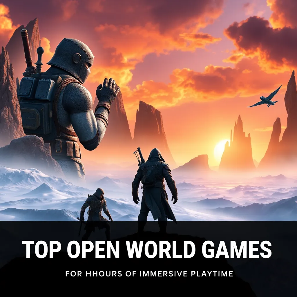 Top Open World Games for Hours of Immersive Playtime : LevelUpTalk