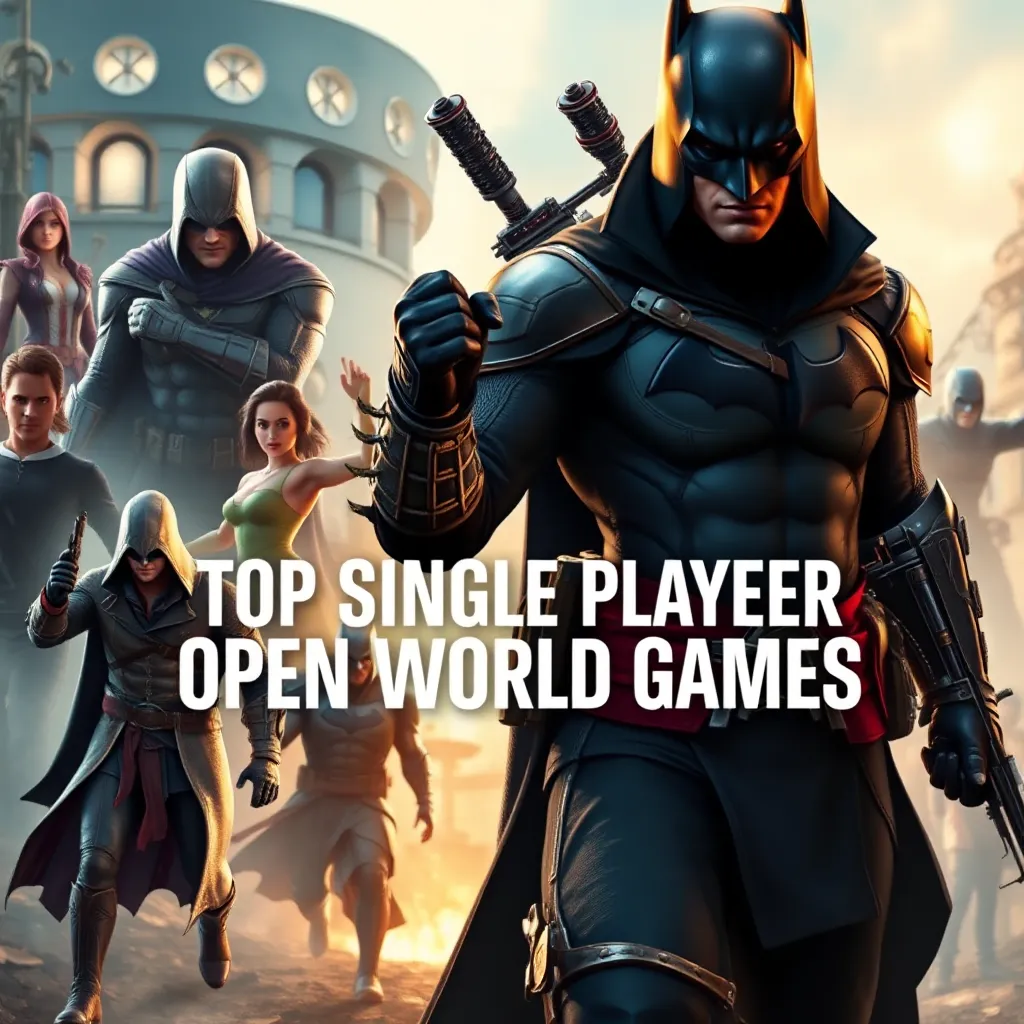 Top Single Player Open World Games You Should Try : LevelUpTalk