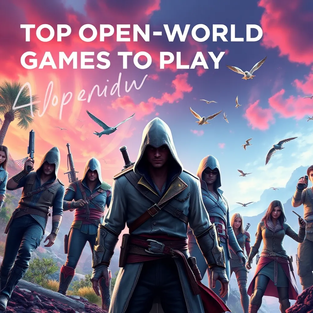 Top Open-World Games You Need to Play Right Now : LevelUpTalk