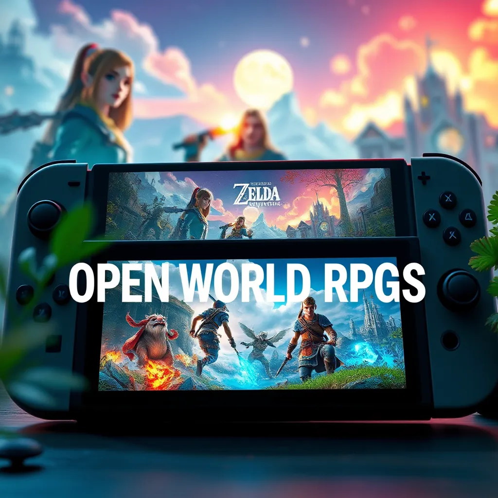 Discovering Engaging Open World RPGs for Switch and PS5 : LevelUpTalk