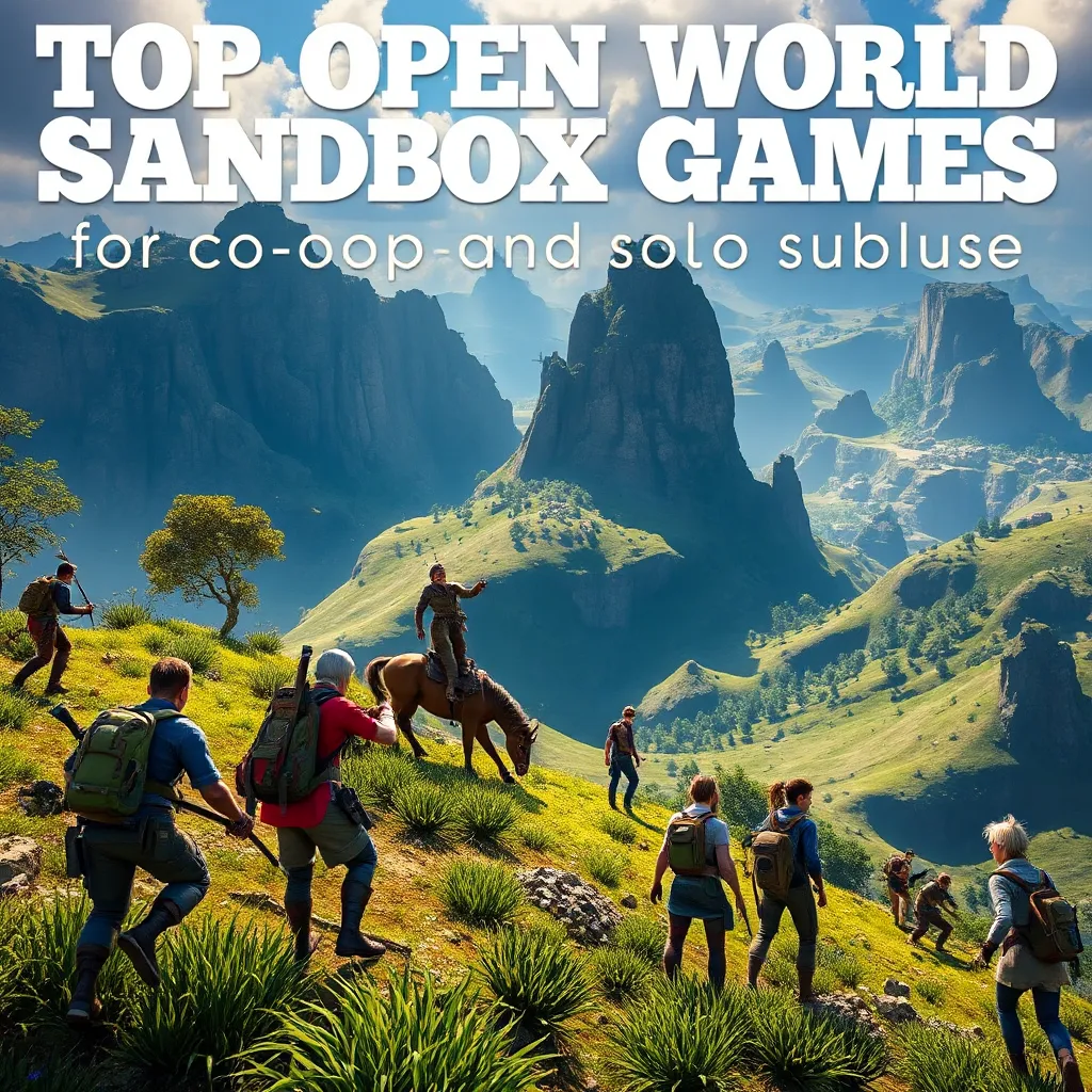 Top Open World Sandbox Games for Co-Op and Solo Play : LevelUpTalk