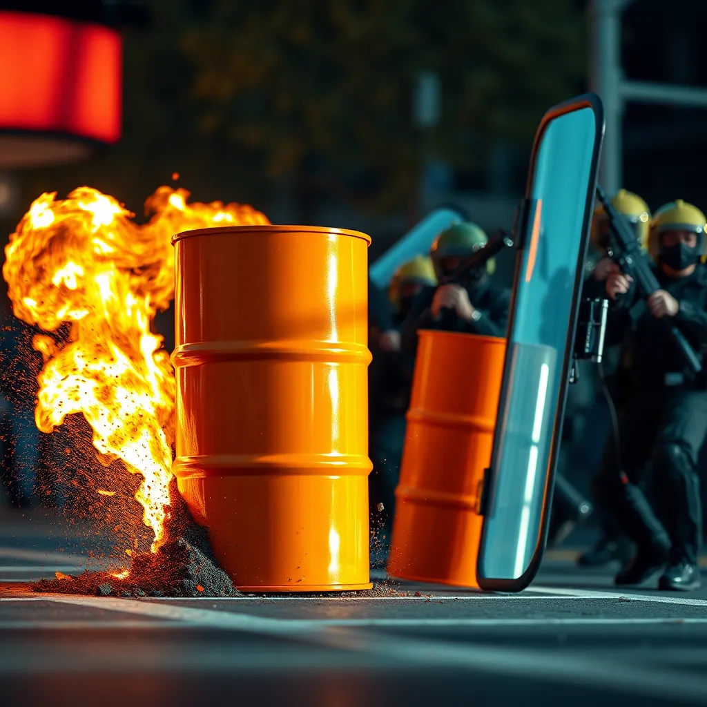 Orange Barrel Technology Outshines Riot Shield Tactics : LevelUpTalk