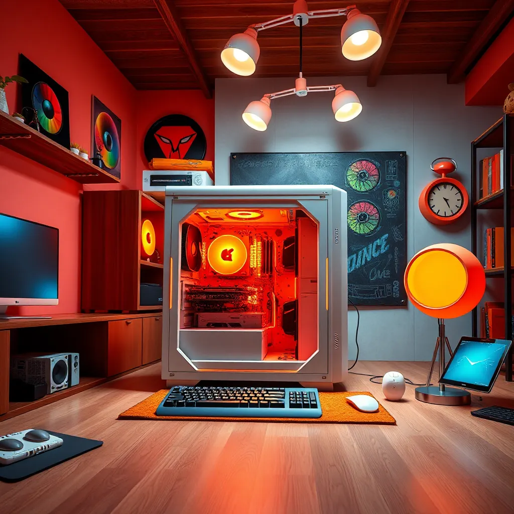 Showcasing My First Orange-Themed PC Build : LevelUpTalk