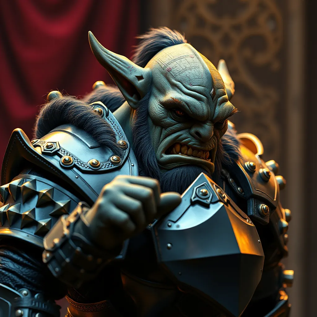 How Orcs Transform Their Armor to a Dark Shade : LevelUpTalk