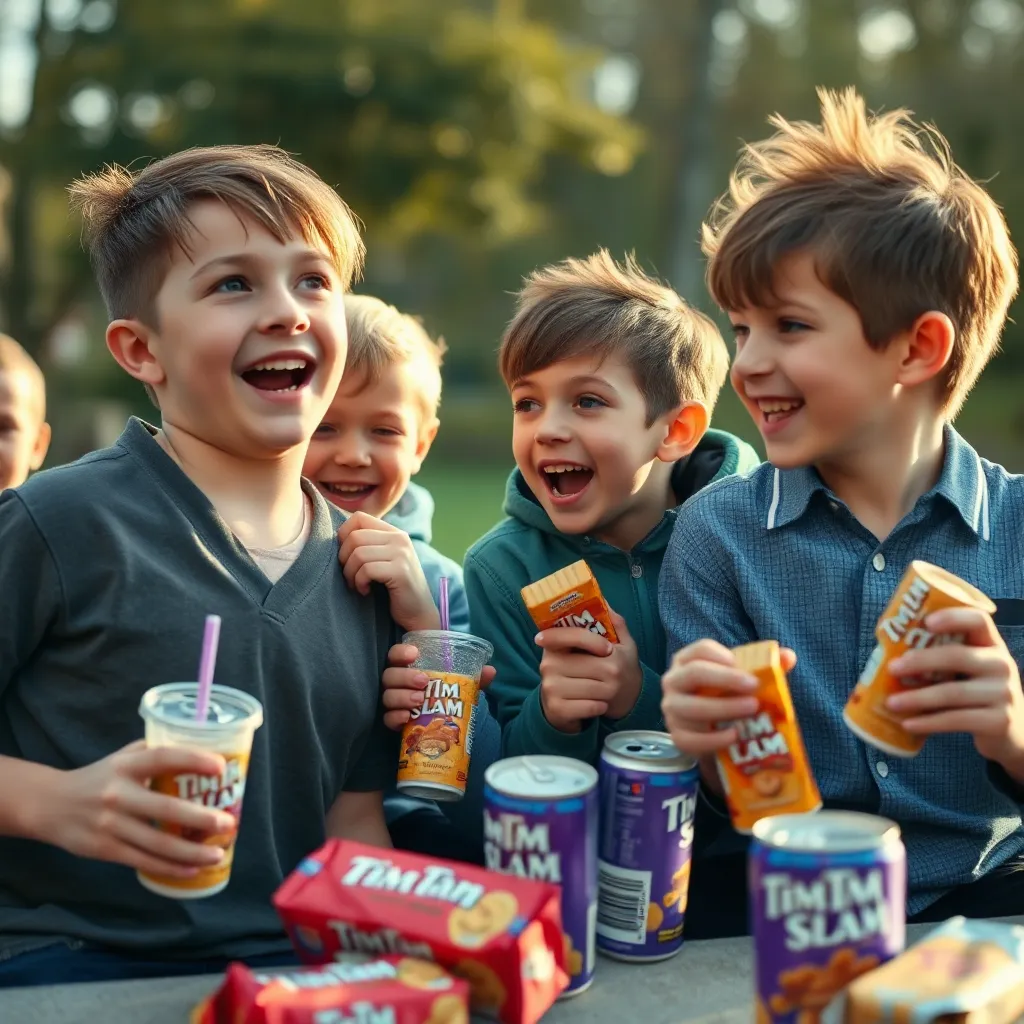 Outdoor Boys Thrill with Tim Tam Slam Challenge : LevelUpTalk