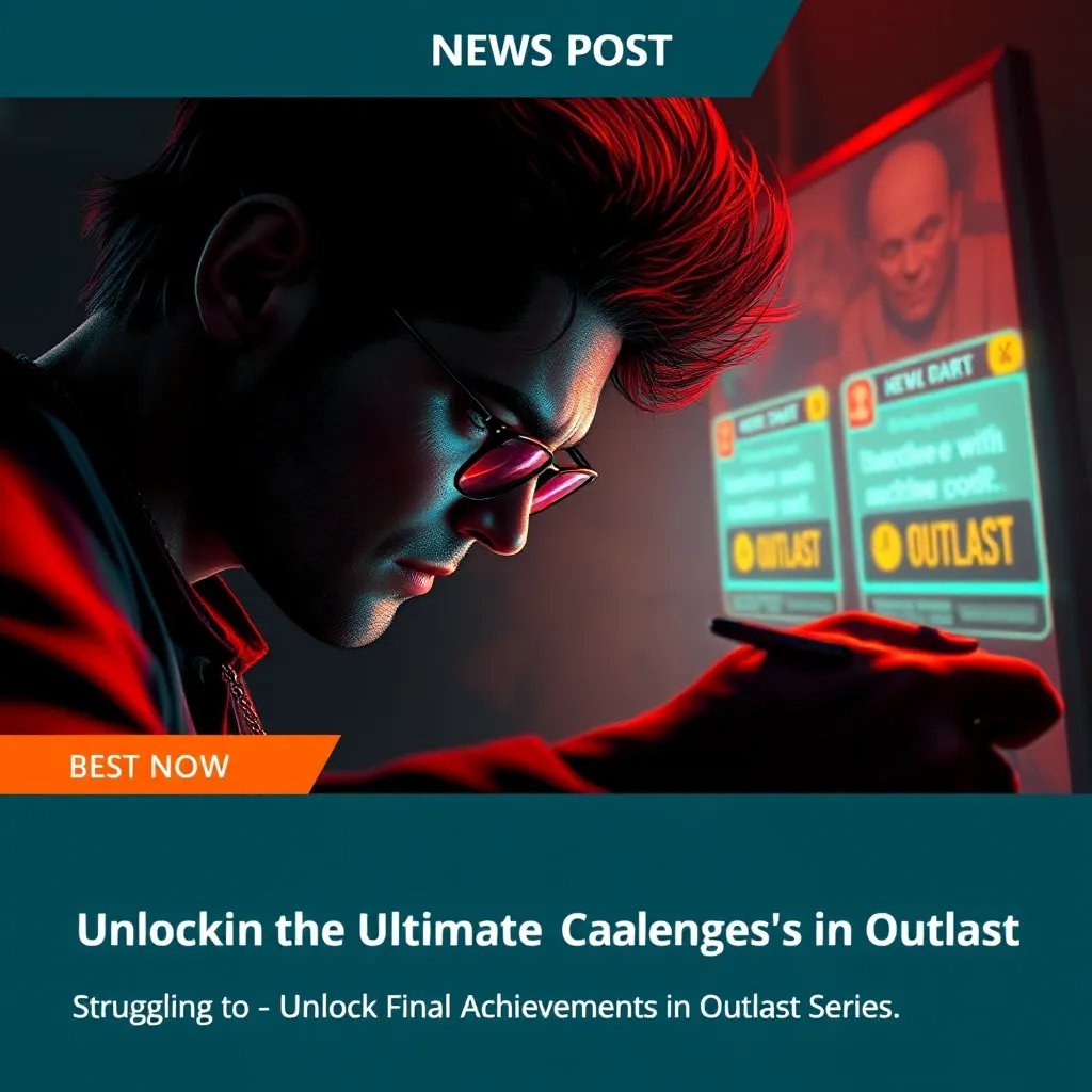 Struggling to Unlock Final Achievements in Outlast Series : LevelUpTalk